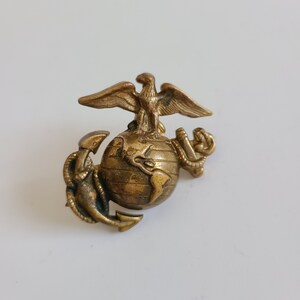 Vintage Post 1955 Fouled Eagle, Globe and Anchor United States Marine ...