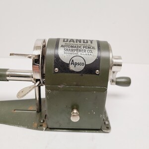Antique C1920's "dandy" Self Feeder Manual Pencil Sharpener Automatic ...