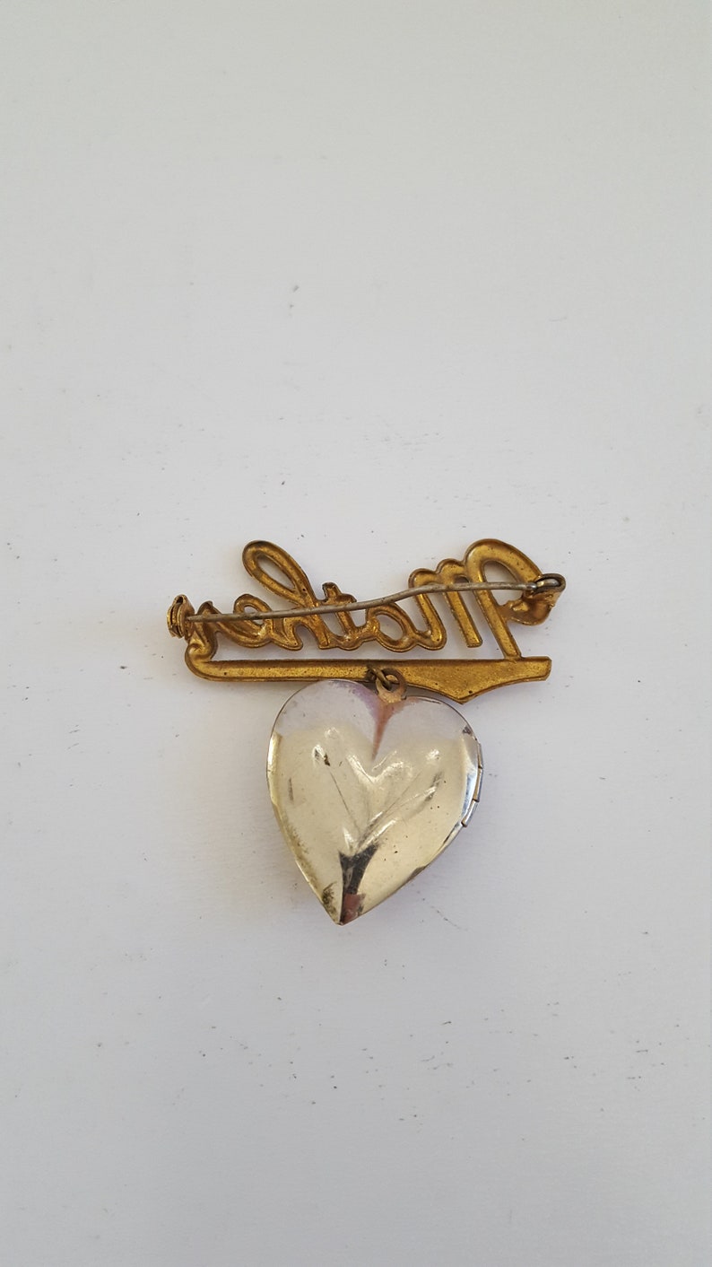 Vintage Circa 1950's to 1960s mother Pin Heart - Etsy
