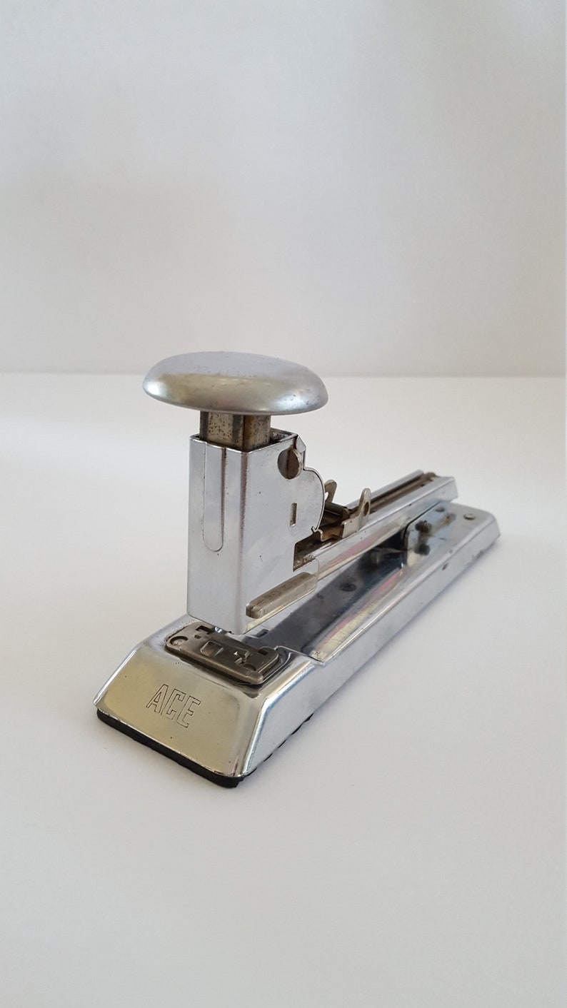 Vintage Art Deco Design Ace Fastener Pilot Model 402 Stapler | Etsy