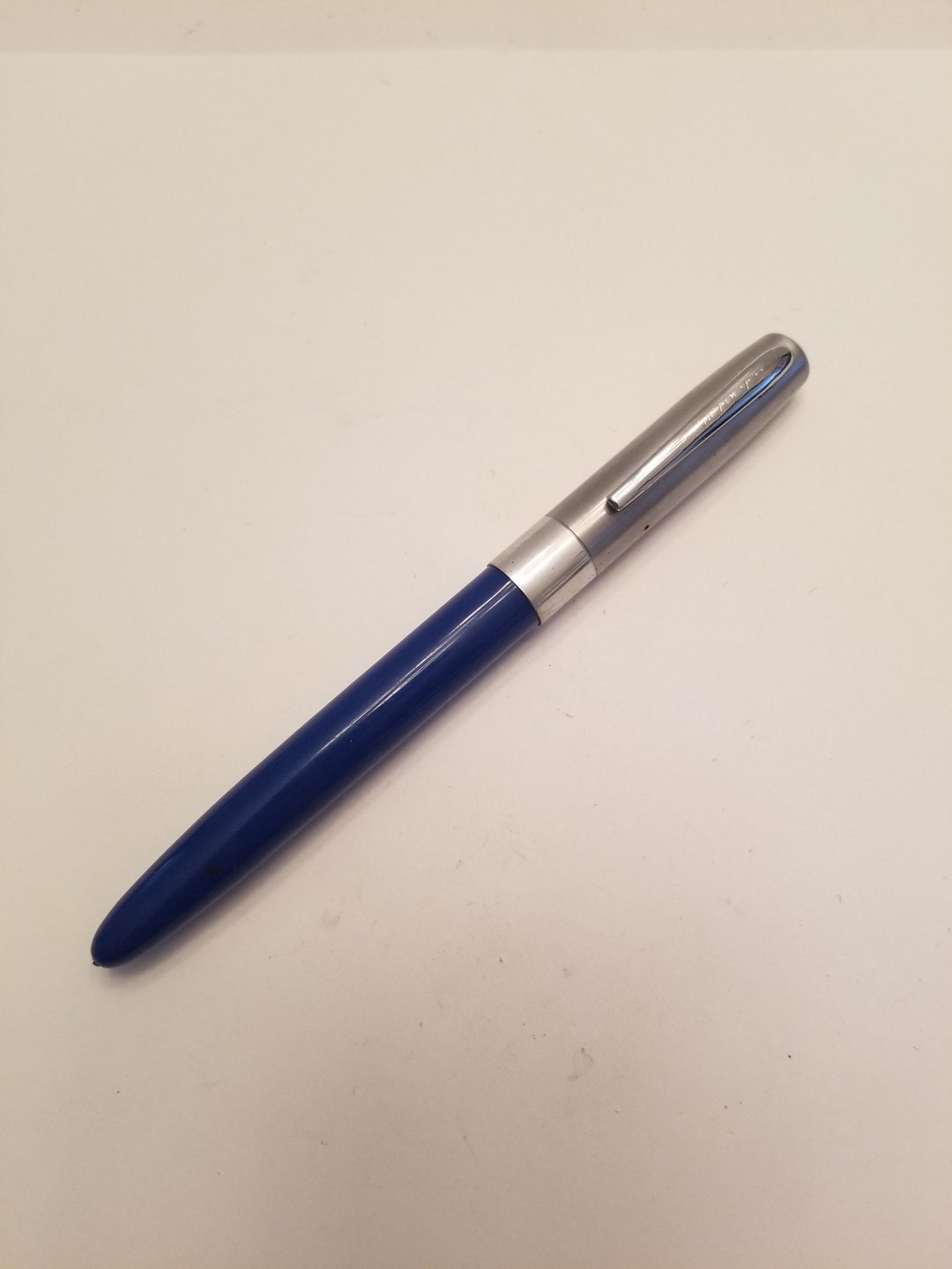 Vintage 1960s Wearever Fountain Pen: Royal Blue & Aluminum - Etsy