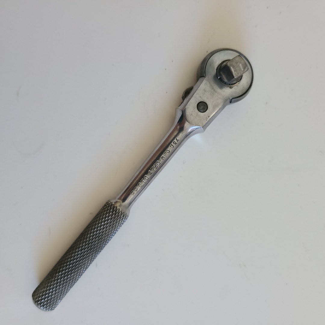 Vintage Circa Late 1950's Proto Tools 4750 1/4" Ratchet, Nice Working ...
