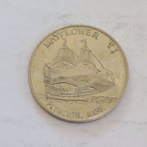 Vintage Circa 1960's Souvenir Coin From the Plimoth Plantation and ...