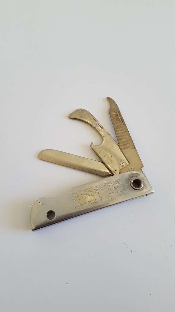 Vintage early 1960's promotional keychain multi-tool … - Gem