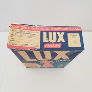 Vintage Circa 1950's 3/4 Full Box of Lux Soap Flakes. Good Condition ...