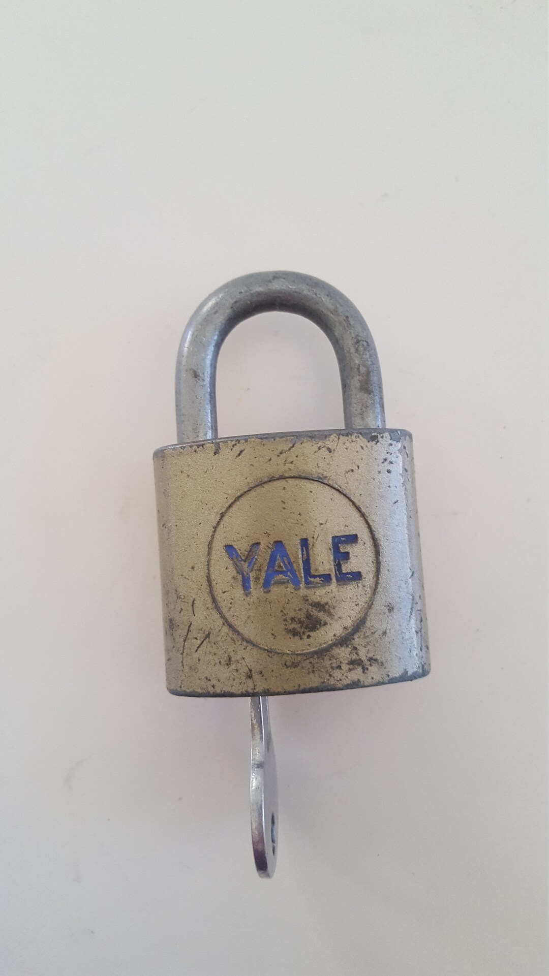 Vintage Yale Padlock: Gold Body, Aluminum Key, 1950s - Etsy