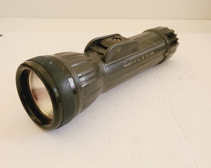 Vintage 1985 Bright Star 2117 MSHA 2 Cell (D Size) Safety Flashlight ...