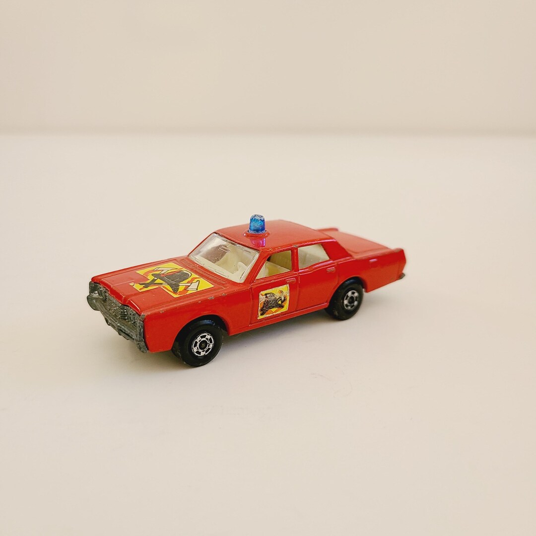 Vintage Circa 1973 Matchbox Superfast Fire Chief No.59. Good Played ...