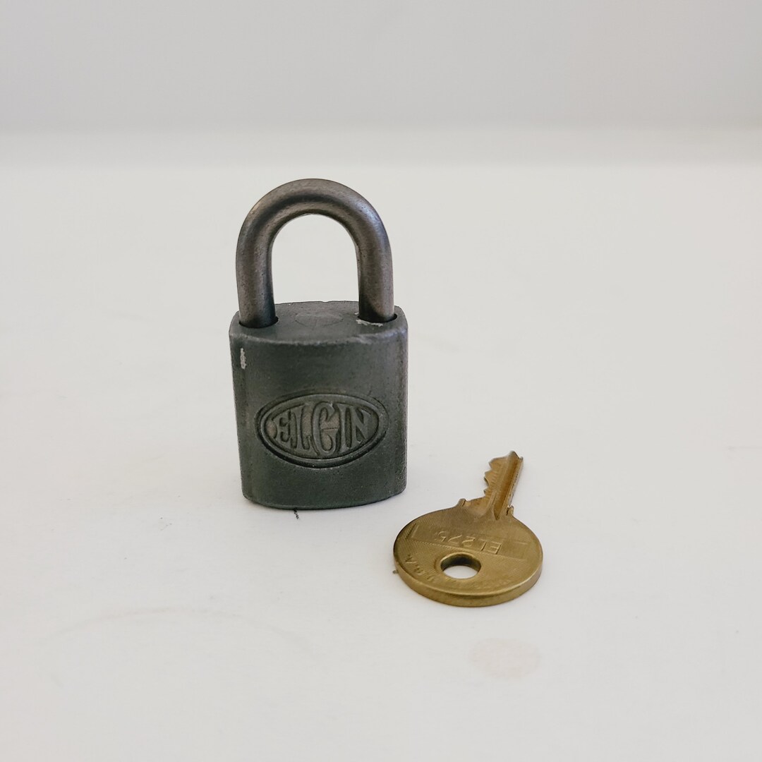 Vintage Early 1940's Elgin Padlock, Key No.el275, Probably Made by Ilco ...