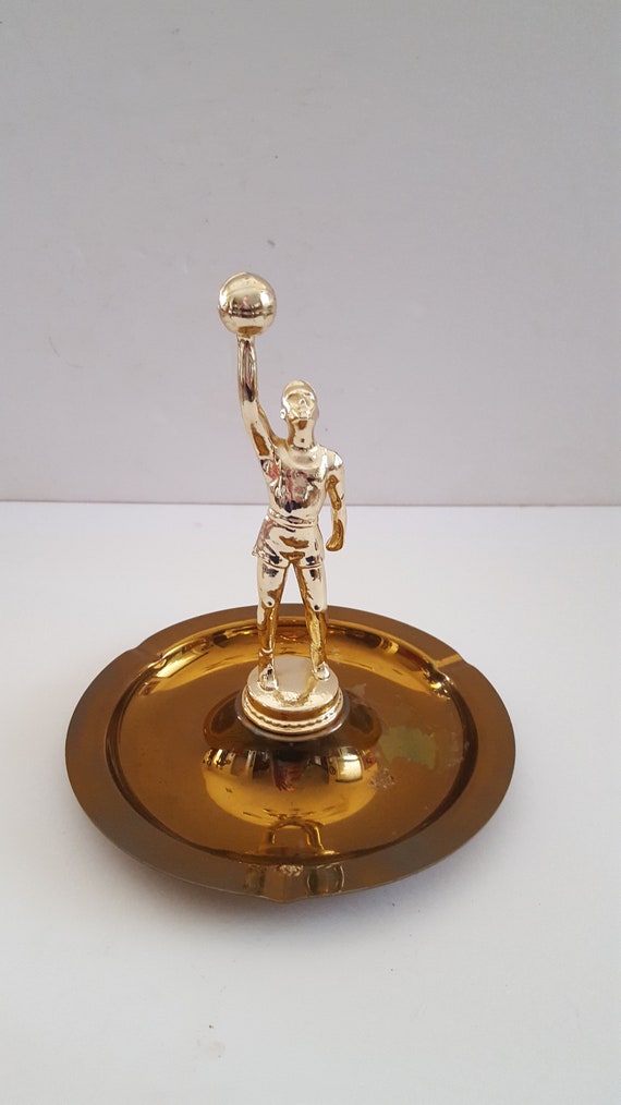 Vintage Circa 1950's Ashtray Basketball Trophy Unmarked - Etsy