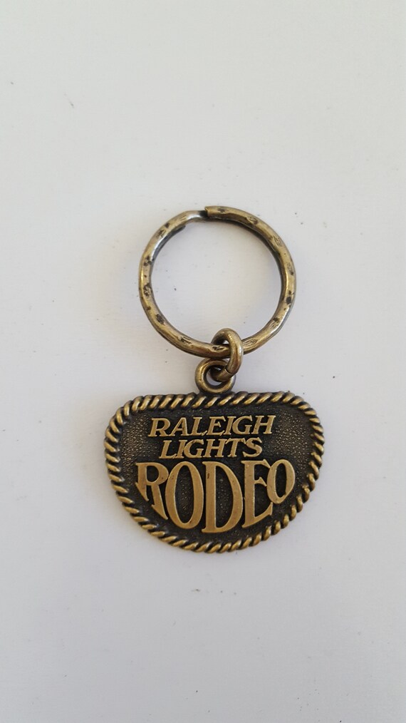Vintage circa 1980's Raleigh Lights Rodeo keychain, … - Gem
