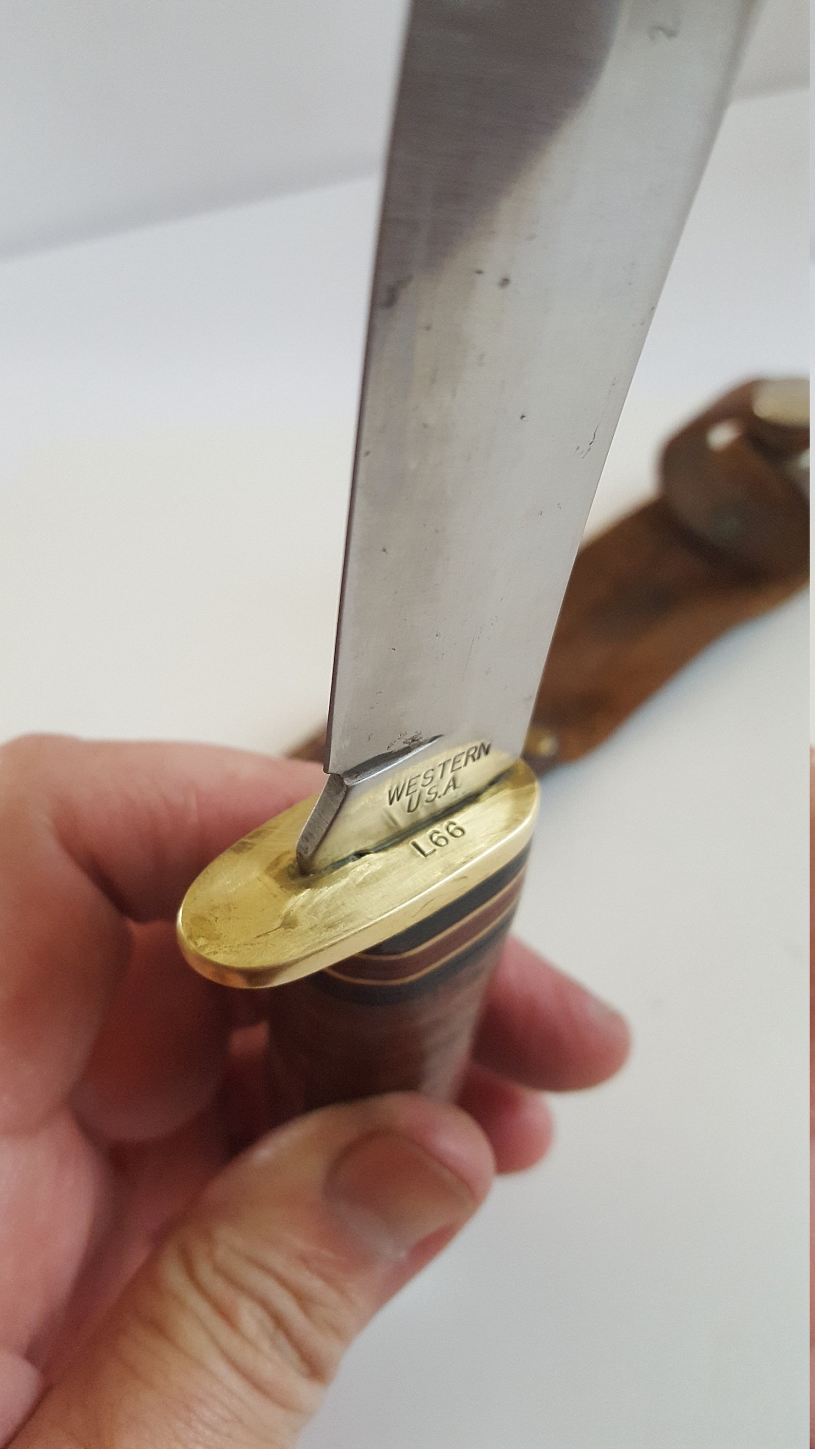Vintage Circa 1961-1977 Western U.S.A. L66 Sheath Knife - Etsy