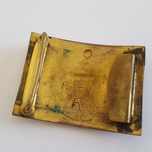 Vintage Circa 1950's Onarga Military Academy Uniform Belt Buckle ...