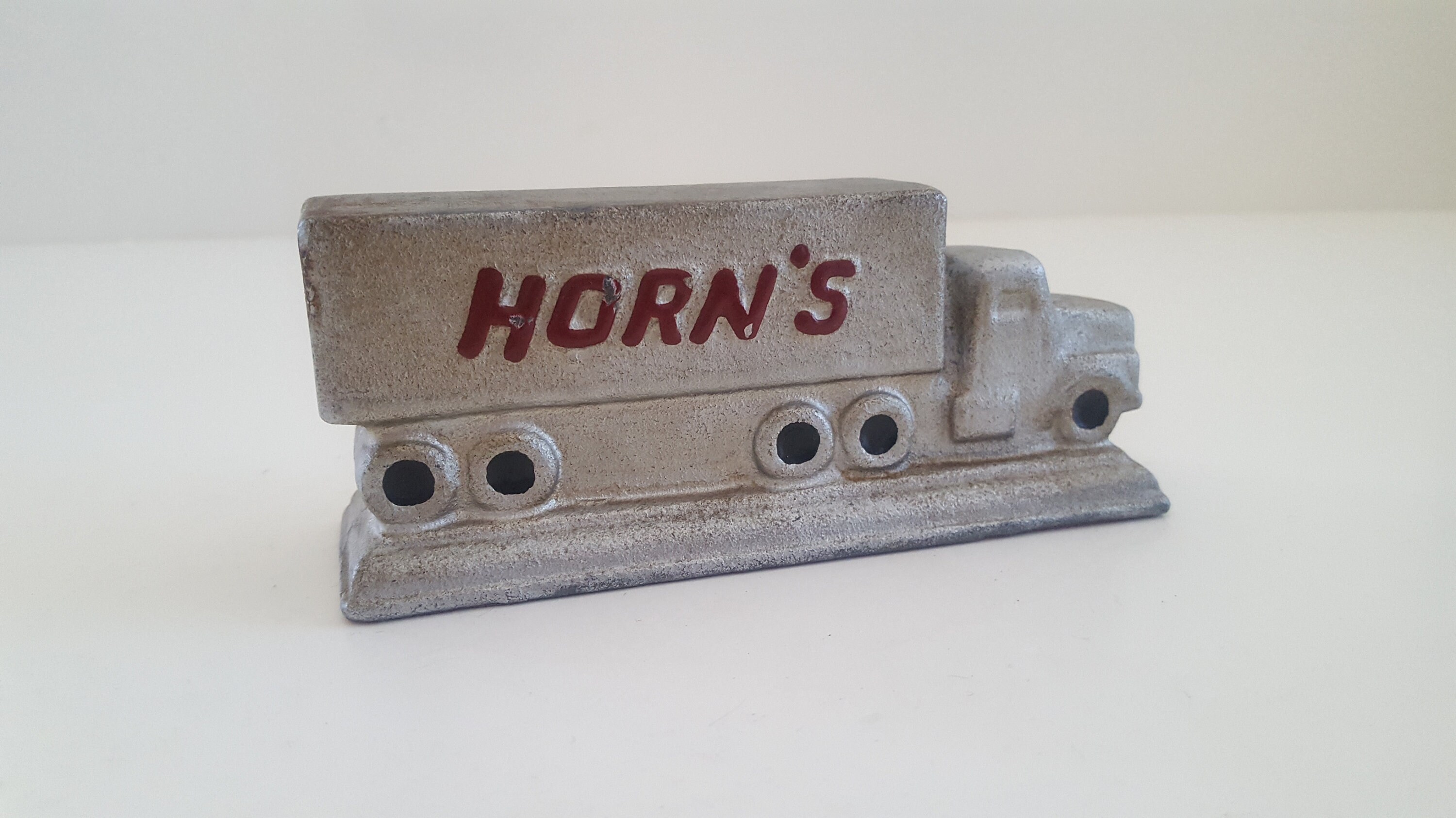 Vintage Circa 1950's to 1960's Cast Iron Paperweight Advertising for ...