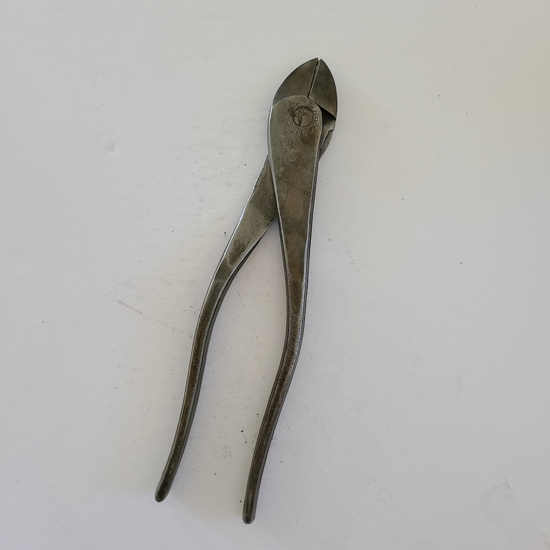 Vintage Klein Tools No.228-8 Diagonal Cut Wirecutters, Telephone ...