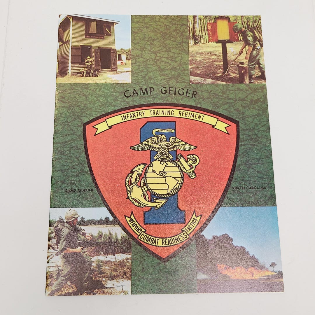 Vintage 1968 USMC Camp Geiger Infantry Training Regiment - Etsy