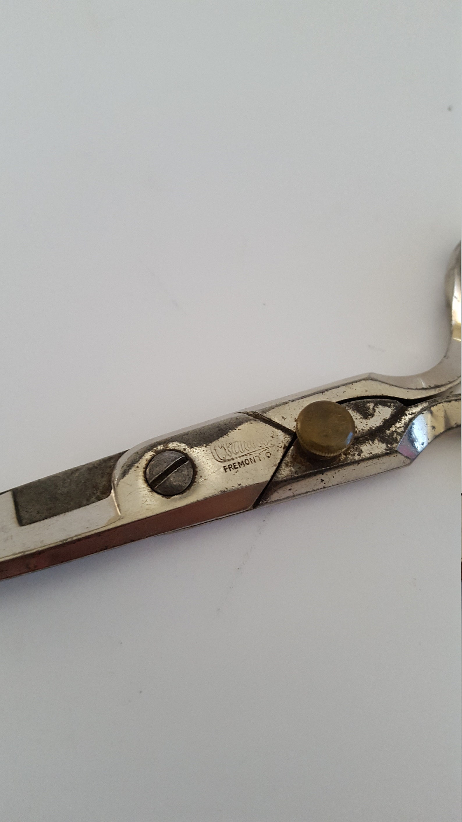 Vintage Clauss Buttonhole Scissors, Nickel Plated Chrome, Fremont, Ohio 4 7/8" as Found - Etsy