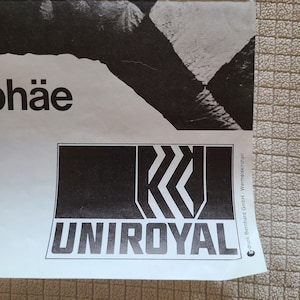 Vintage 1981 Original Racing Poster for the 24 Hours Nurburgring Trans ...