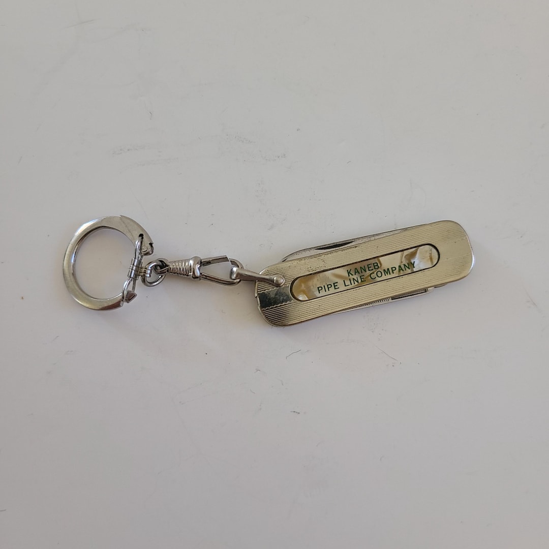 Vintage 1960's Advertising Keyring Knife, Marked Ambassador USA From ...