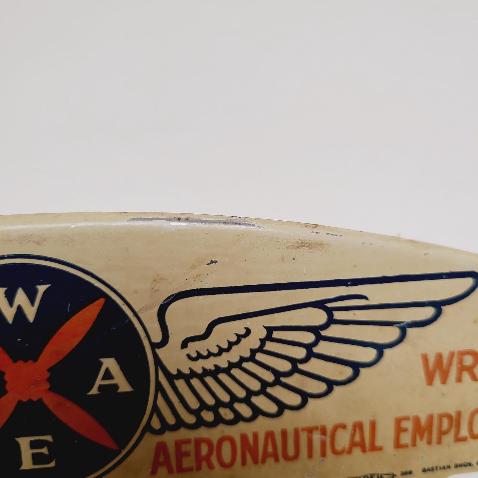 Vintage Circa 1940's License Topper National Defense Worker Wright ...