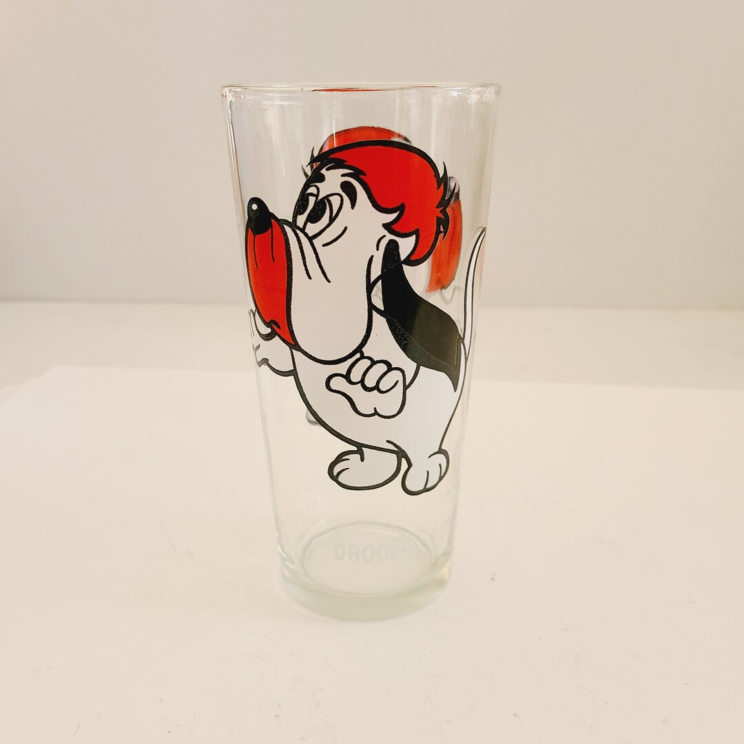 Vintage 1975 Pepsi Collector Series Glass droopy, Bassett Dog Cartoon ...