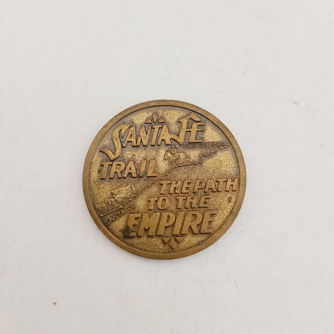 Vintage 1961 Kansas Centennial Coin: Santa Fe Trail Bronze Medallion - Etsy
