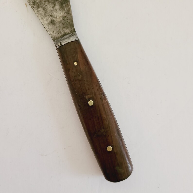 Vintage Paint Chipper: 1940s-50s Putty Knife With Hardwood Handle - Etsy