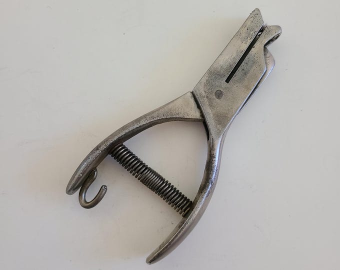 Vintage Circa 1930's Railroad Conductor Ticket Punch, Maker's Mark of S ...