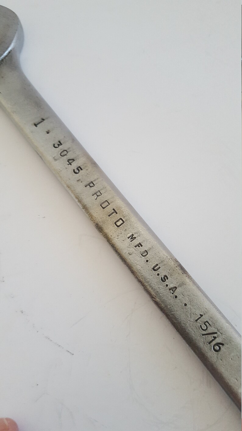 Vintage 1960's Proto Tools Box Wrench 3045, 1" - 15/16" Mfd USA - Etsy
