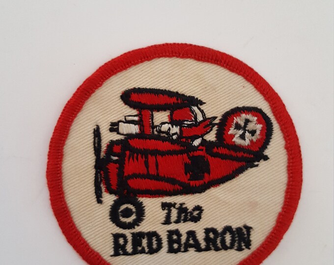 Vintage Original 1960's Classic the Red Baron Embroidered - Etsy