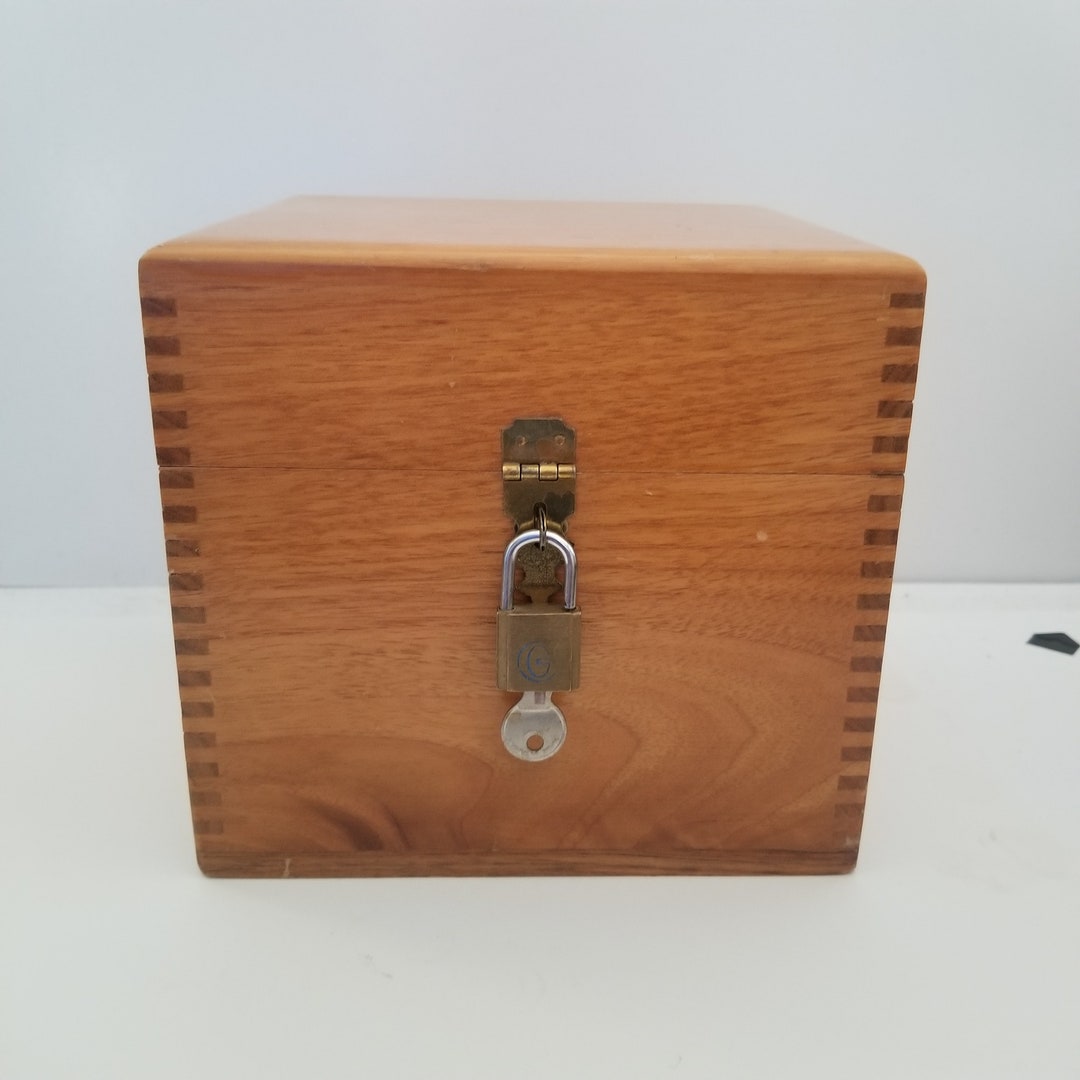 Vintage 1930's Nega File Co. Storage Box, Acid Free Mahogany Wood ...