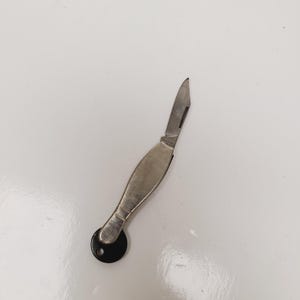 Vintage Circa Late 1950's to 1960's Keyring Knife Features Bowling Pin ...