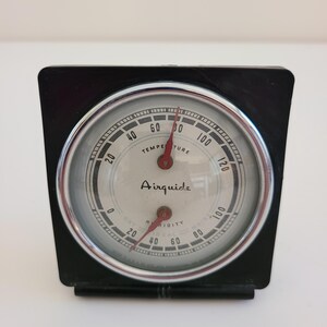 Vintage 1950's to 1960's Airguide Desktop Indoor Weather Station ...