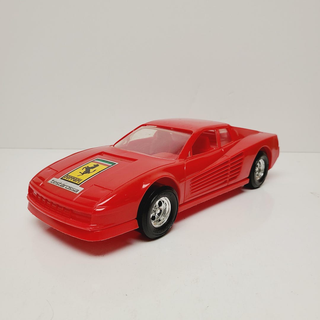 Vintage 1980's Ferrari Testarossa by Tootsietoy,plastic Toy Car Some ...