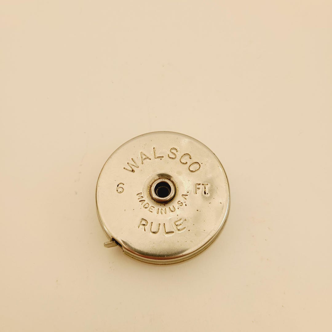 Vintage Circa 1960's 6 Foot Walsco Tape Measure in Excellent Condition ...