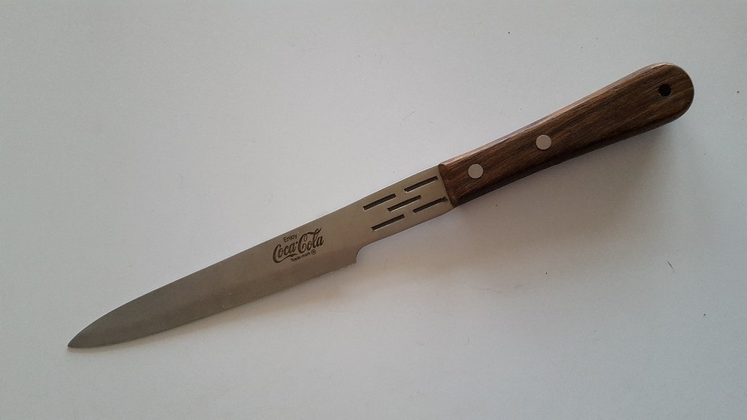 Vintage Vernco Stainless Kitchen Knife With Coca Cola Advertising, Hi ...