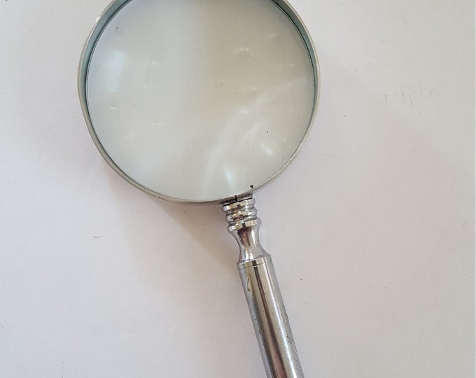 Vintage 60's Japanese Magnifying Glass Brass Frame and - Etsy