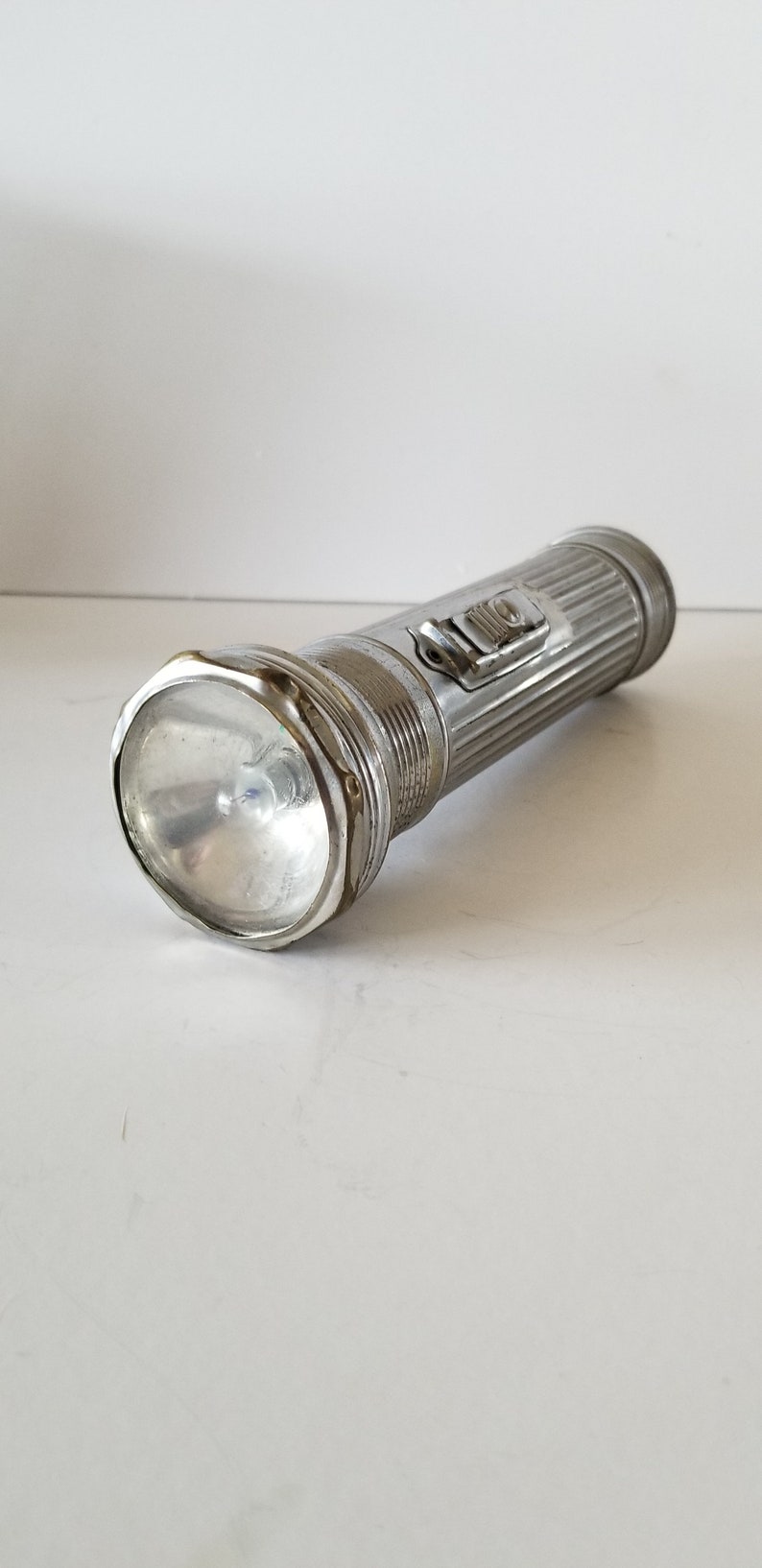 Vintage 1935 Art Deco Design Lightmaster Flashlight Chromed - Etsy
