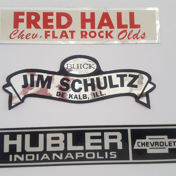 Dealership Decals - Etsy