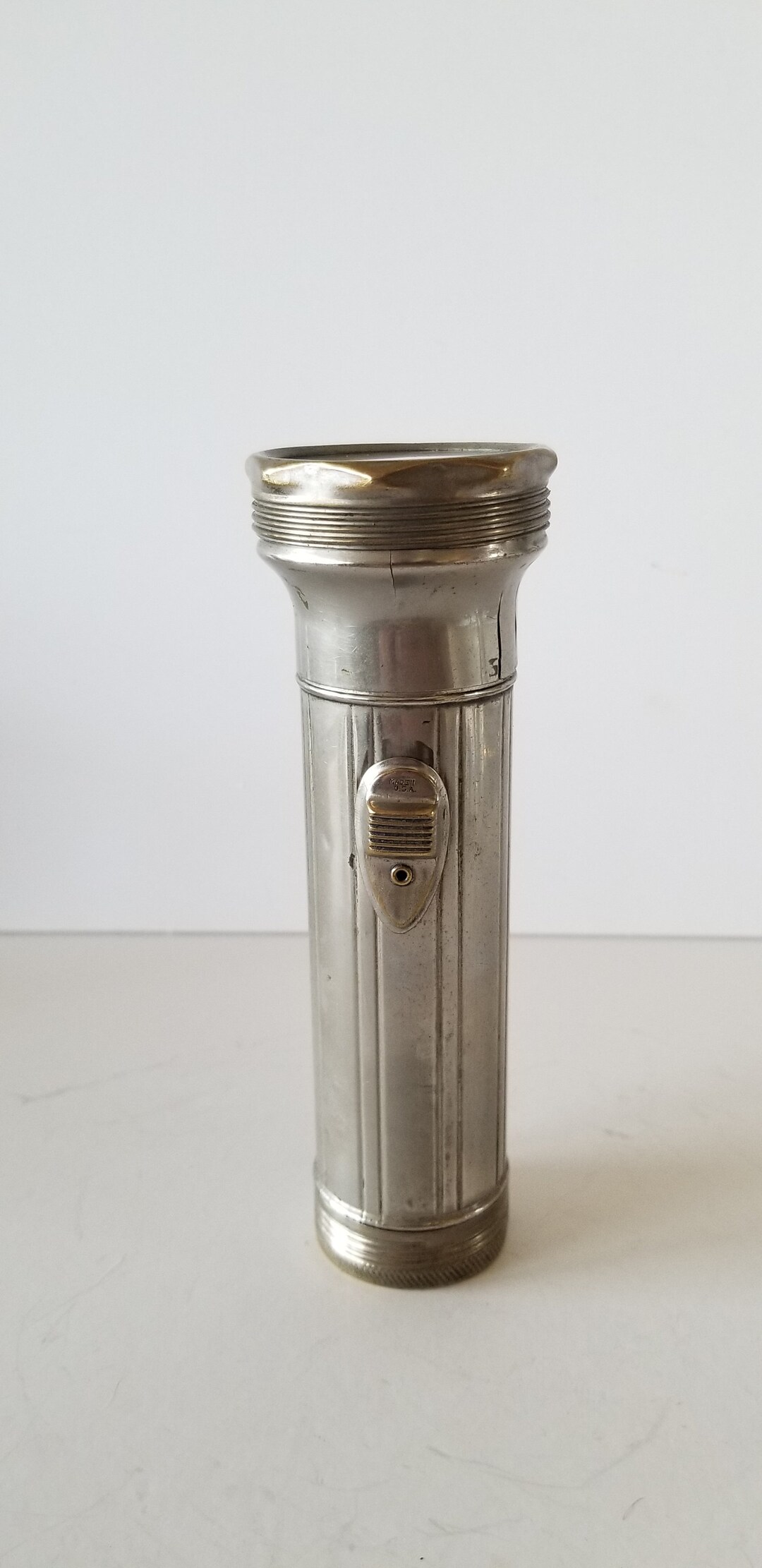 Vintage Circa 1930's Kwik-lite Simple Switch Flashlight Accepts 2 D ...