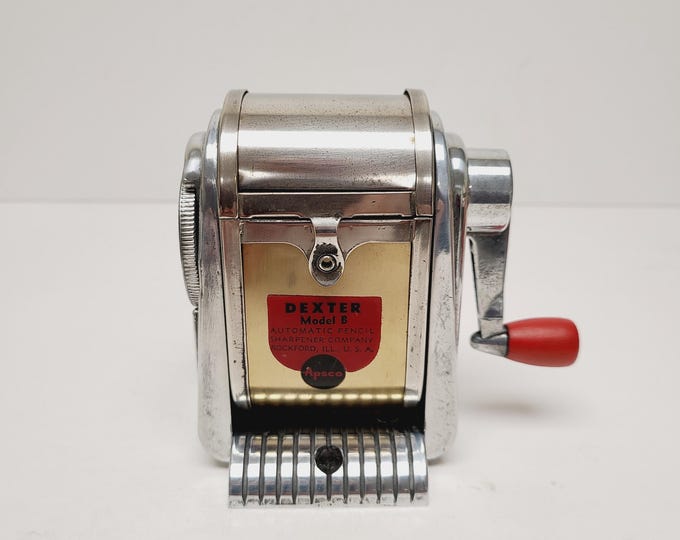 Vintage 1930s Dexter Pencil Sharpener: Polished and Restored APSCO ...