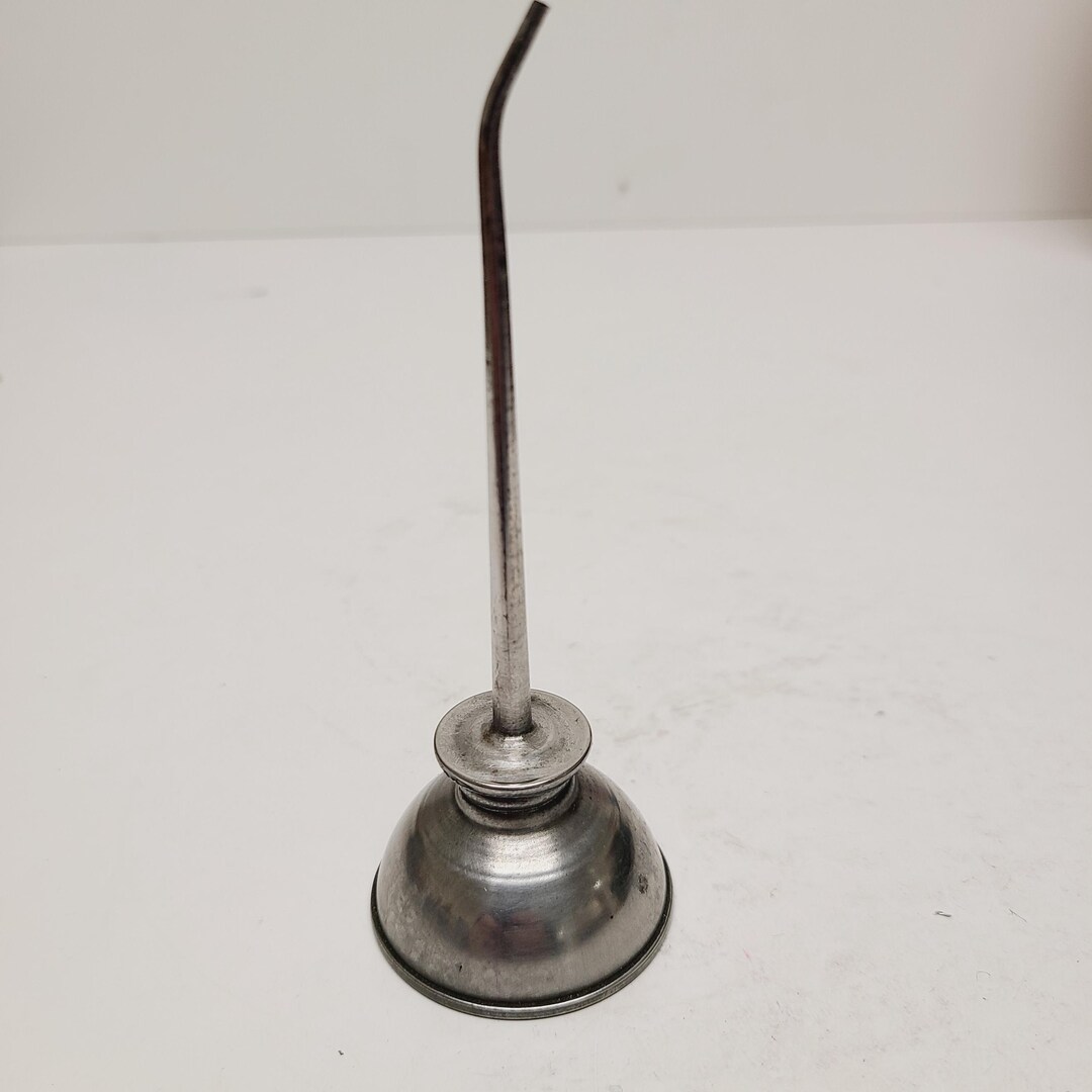 Vintage 1950's Small Machinery or Sewing Machine Oiler, Oil Can With 5 ...