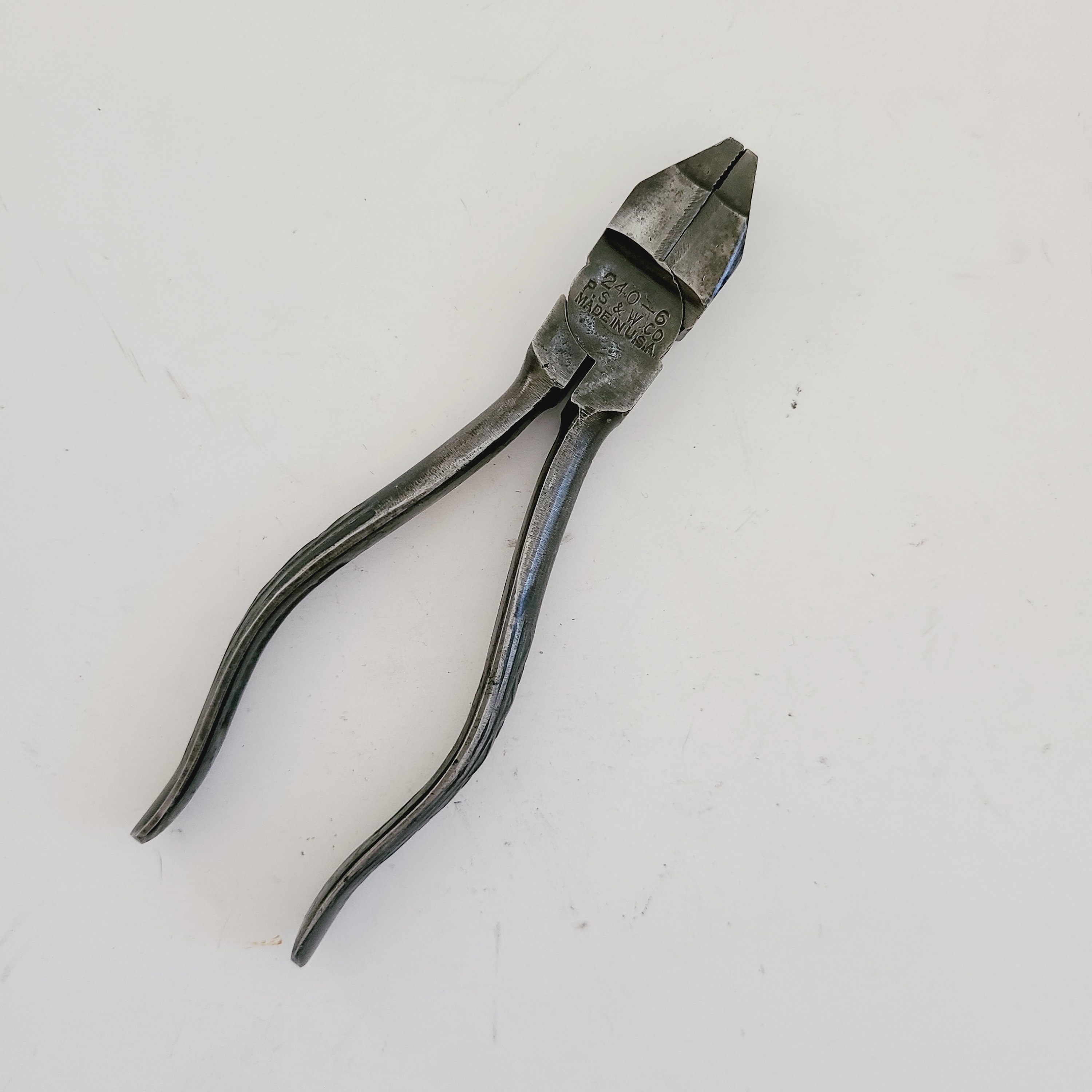 Antique Circa 1910 P.S. & W Co Tools No.240-6 Box Joint Pliers, Clean ...
