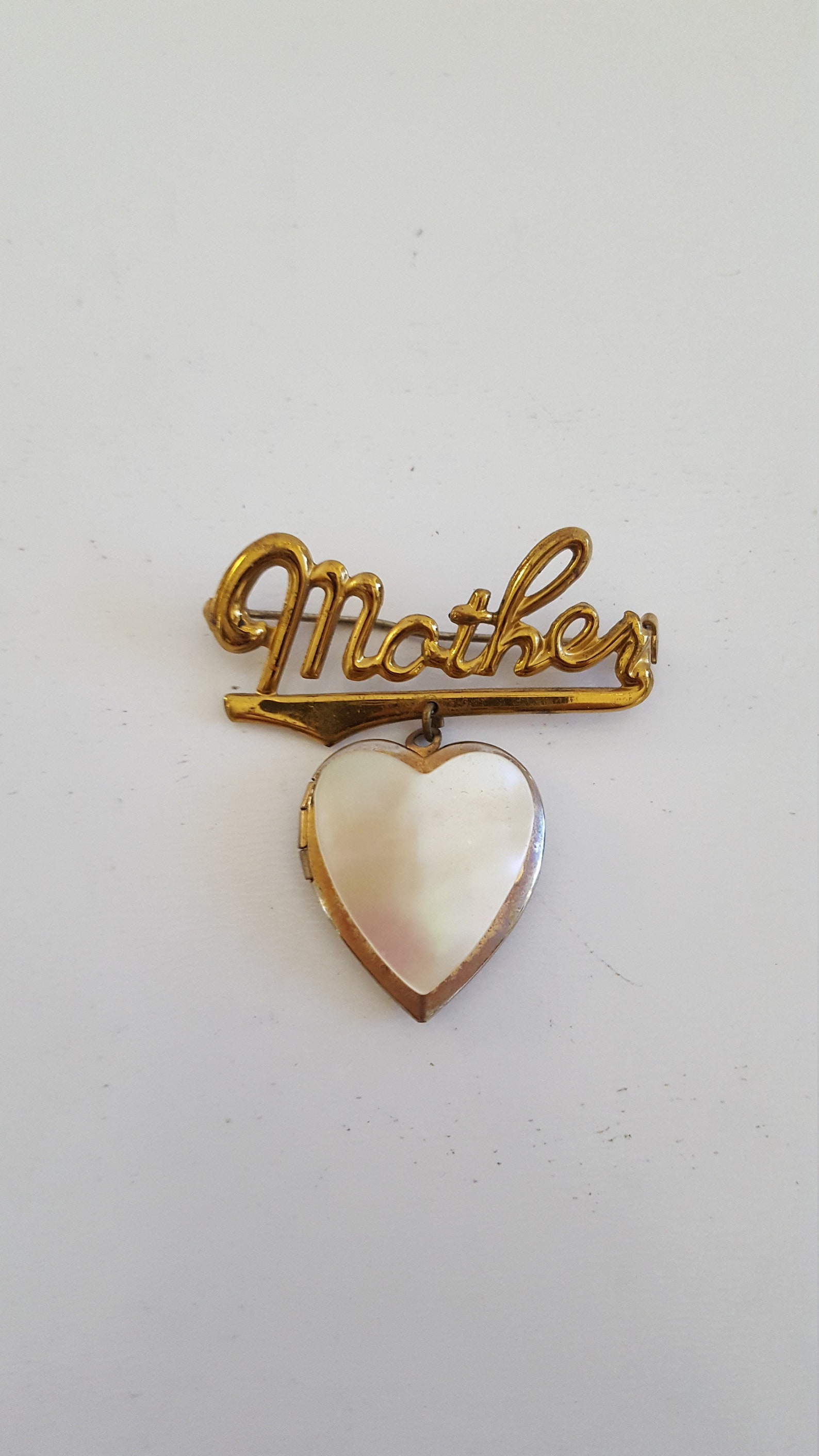 Vintage Circa 1950's to 1960s mother Pin Heart - Etsy