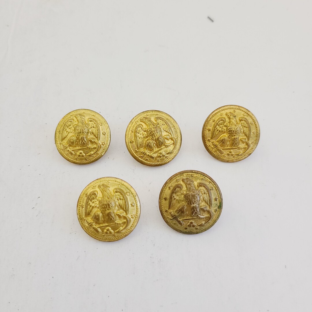 Vintage U.S. Officer Navy Uniform Buttons, Waterbury Button Co ...