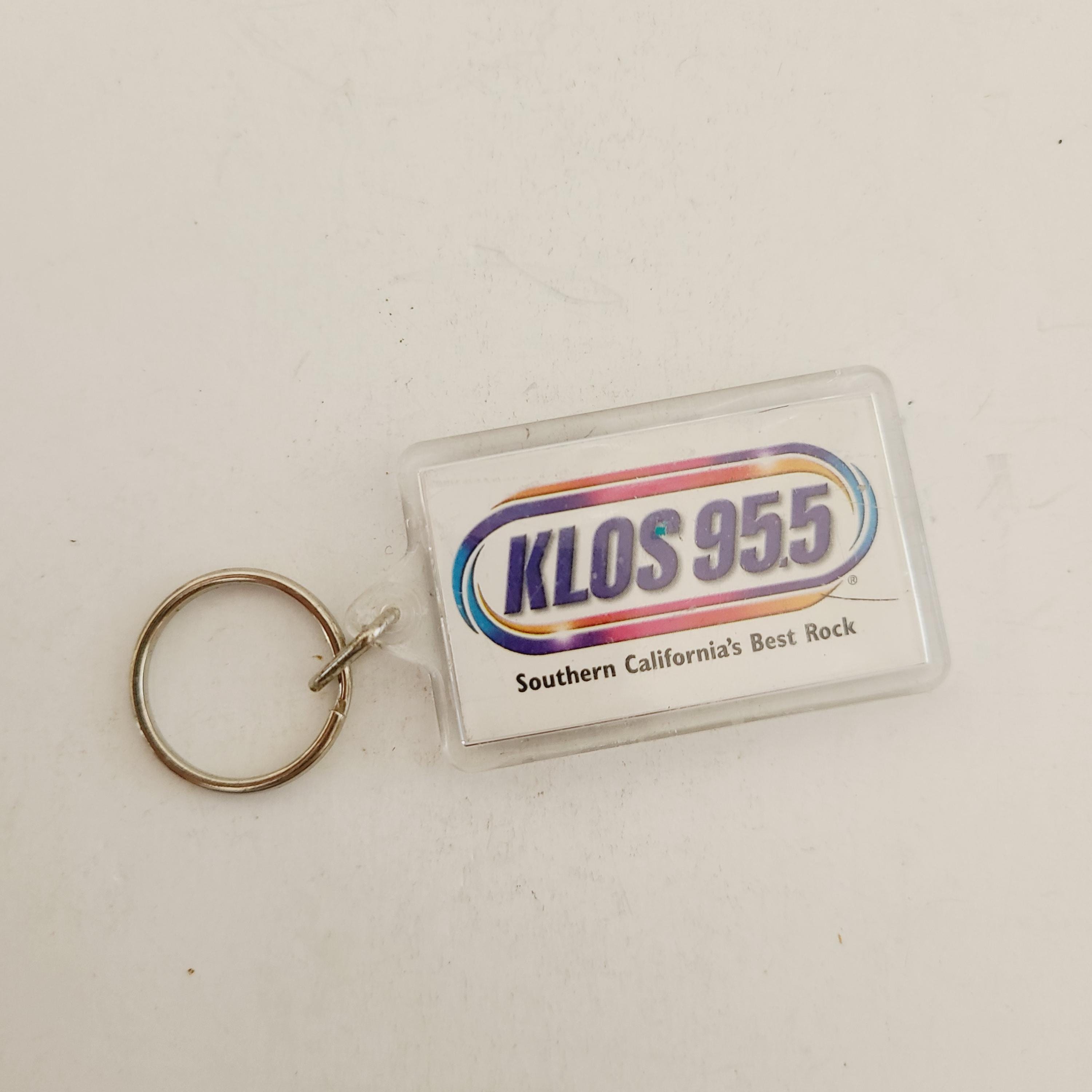 Vintage Circa 1990's Advertising Promotional Keyring From KLOS 95.5 FM ...