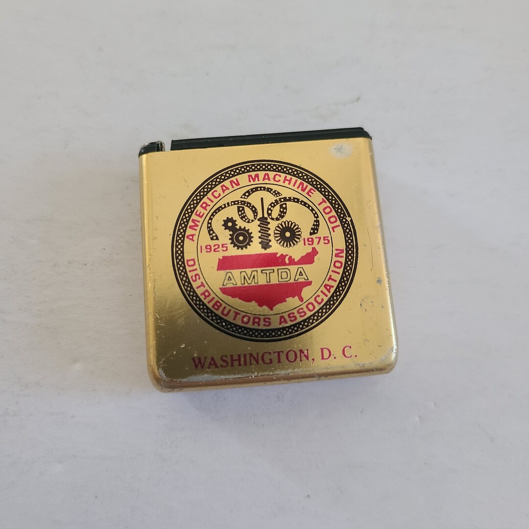 Vintage 1975 AMTDA Advertising Tape Measure - L.L. Richards - Etsy