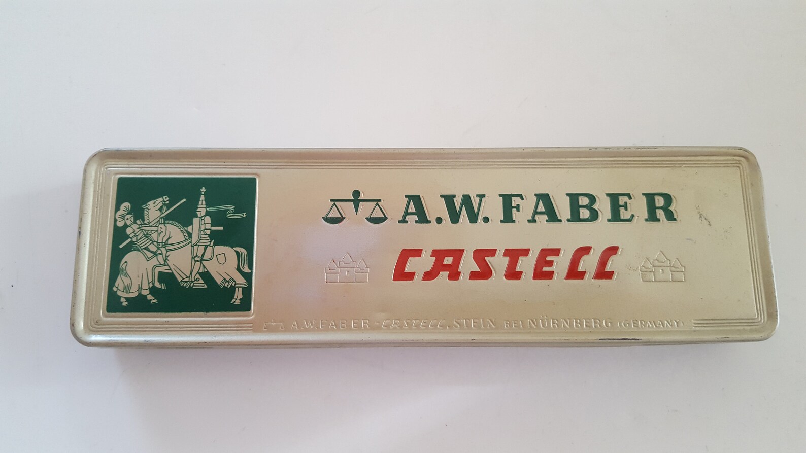 Vintage A.W. Faber Castell Pencil Box With 7 Original 9000H - Etsy