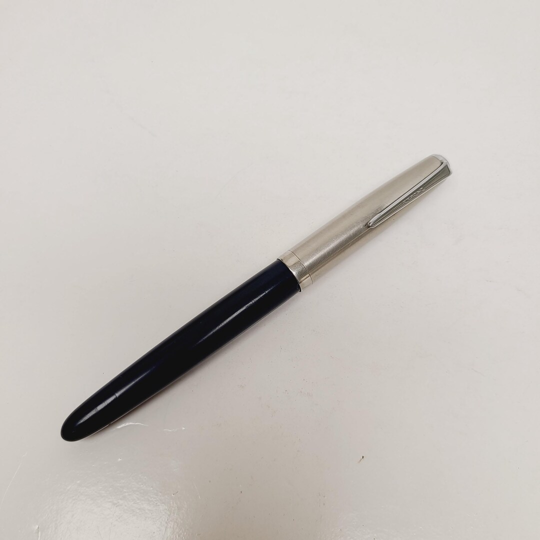 Vintage Circa 1940's-50's Parker Fountain Pen, Pump Style With Gold Nib ...