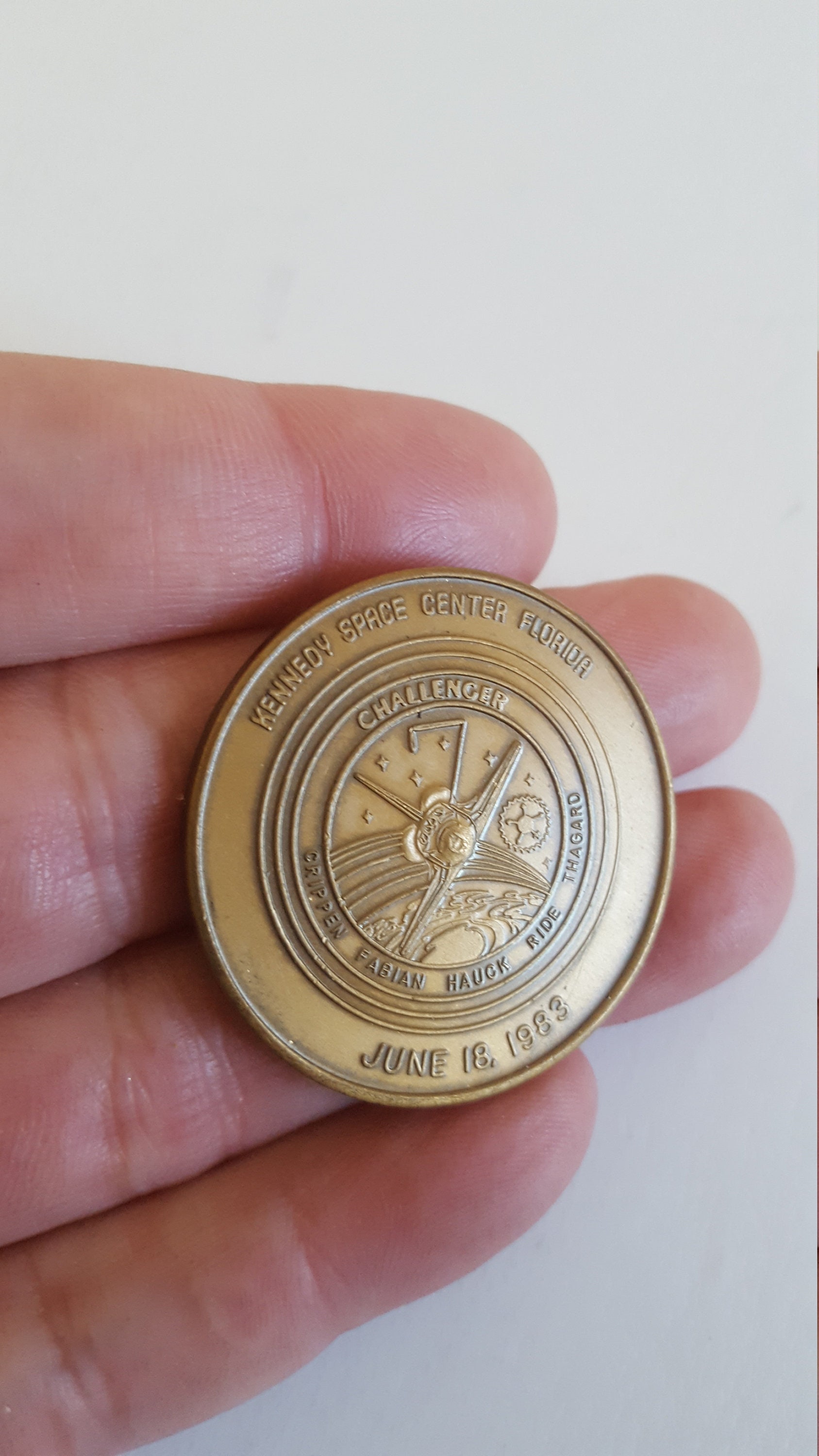 Space Shuttle Challenger Coins